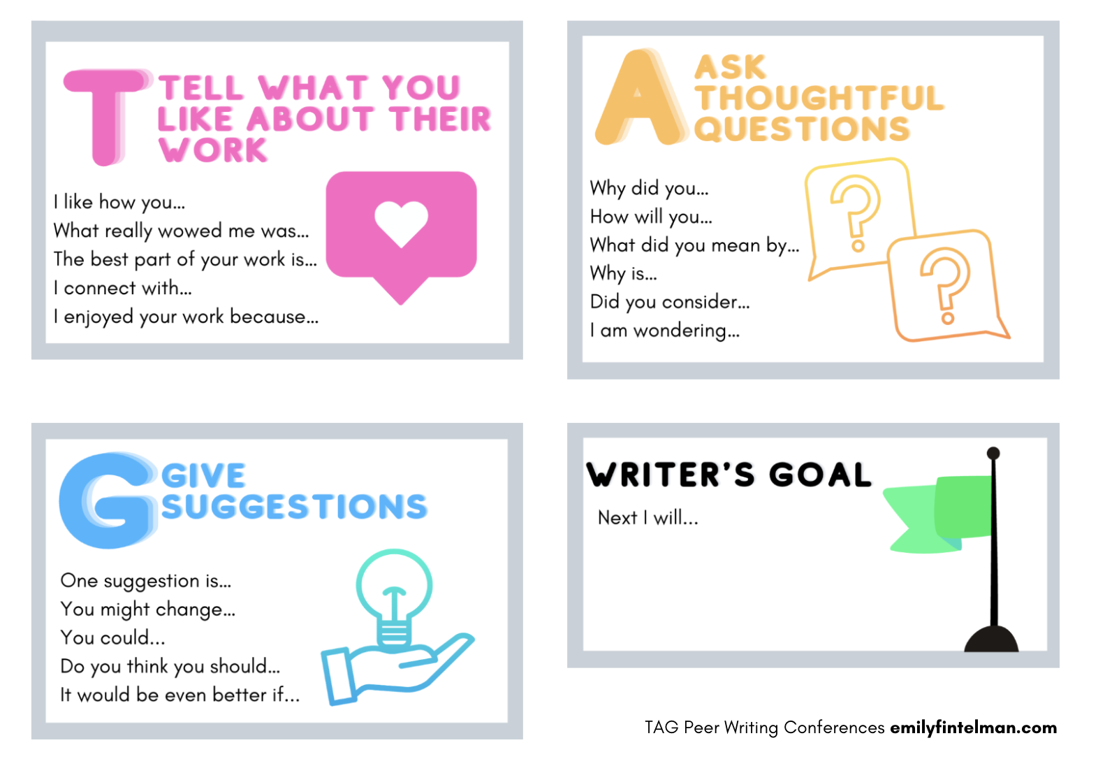 TAG: Peer Writing Conferences | Mrs Fintelman Teaches